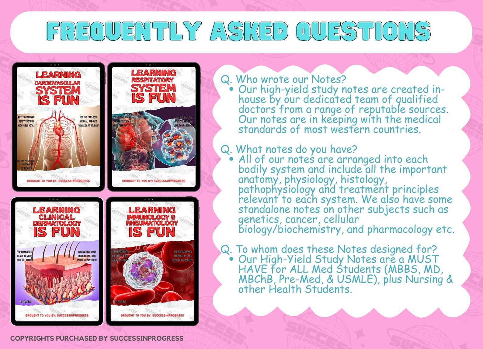 Respiratory Notes L Respiratory System Study Bundle for Nurse L High ...
