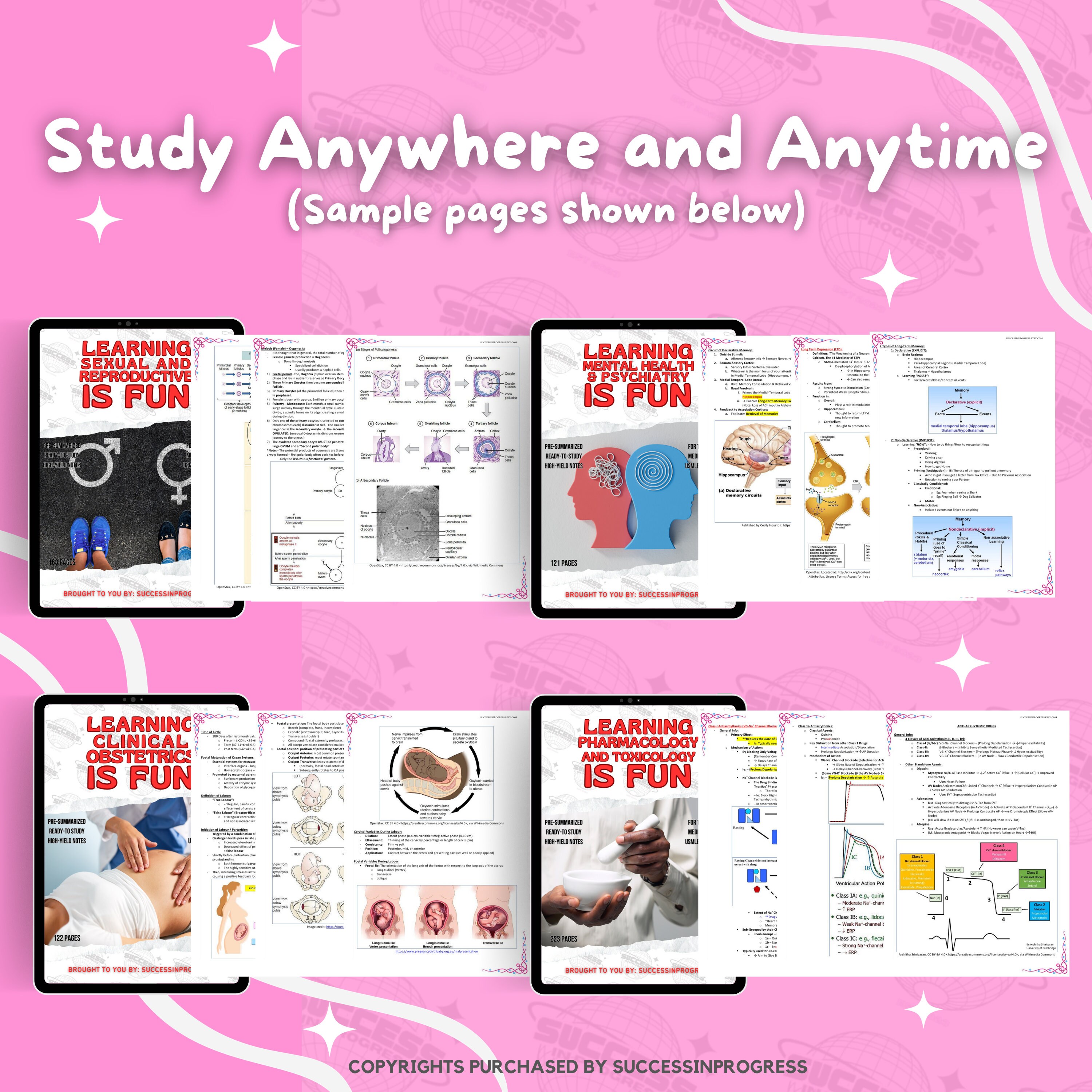Respiratory Notes L Respiratory System Study Bundle for Nurse L High ...