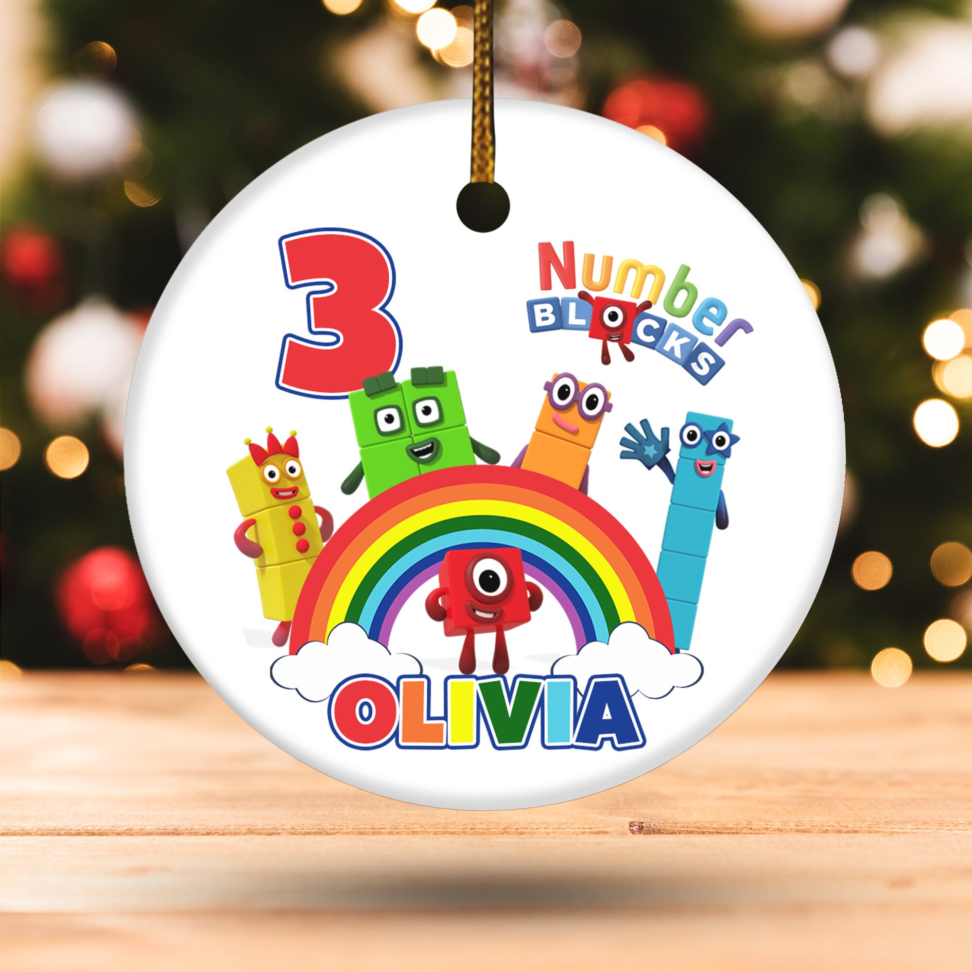 Numberblocks Christmas Ornament Number Blocks Characters - Etsy