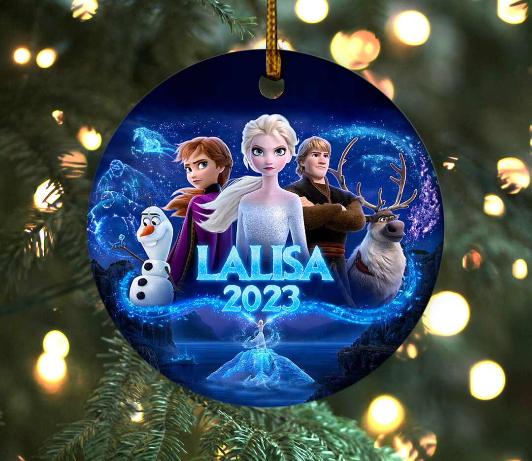 Frozen Christmas Ornament Elsa Christmas Ornament - Etsy