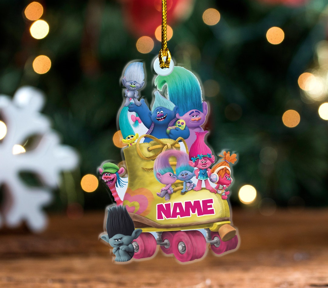 Trolls Cutout Ornament/trolls Christmas Ornament/2023 - Etsy