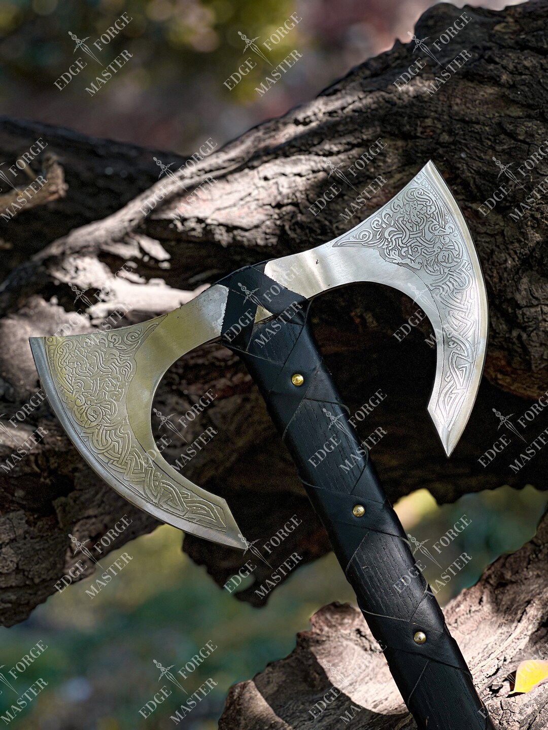 Large Axe With Free Leather Sheath Big Axe Hatchet Viking - Etsy