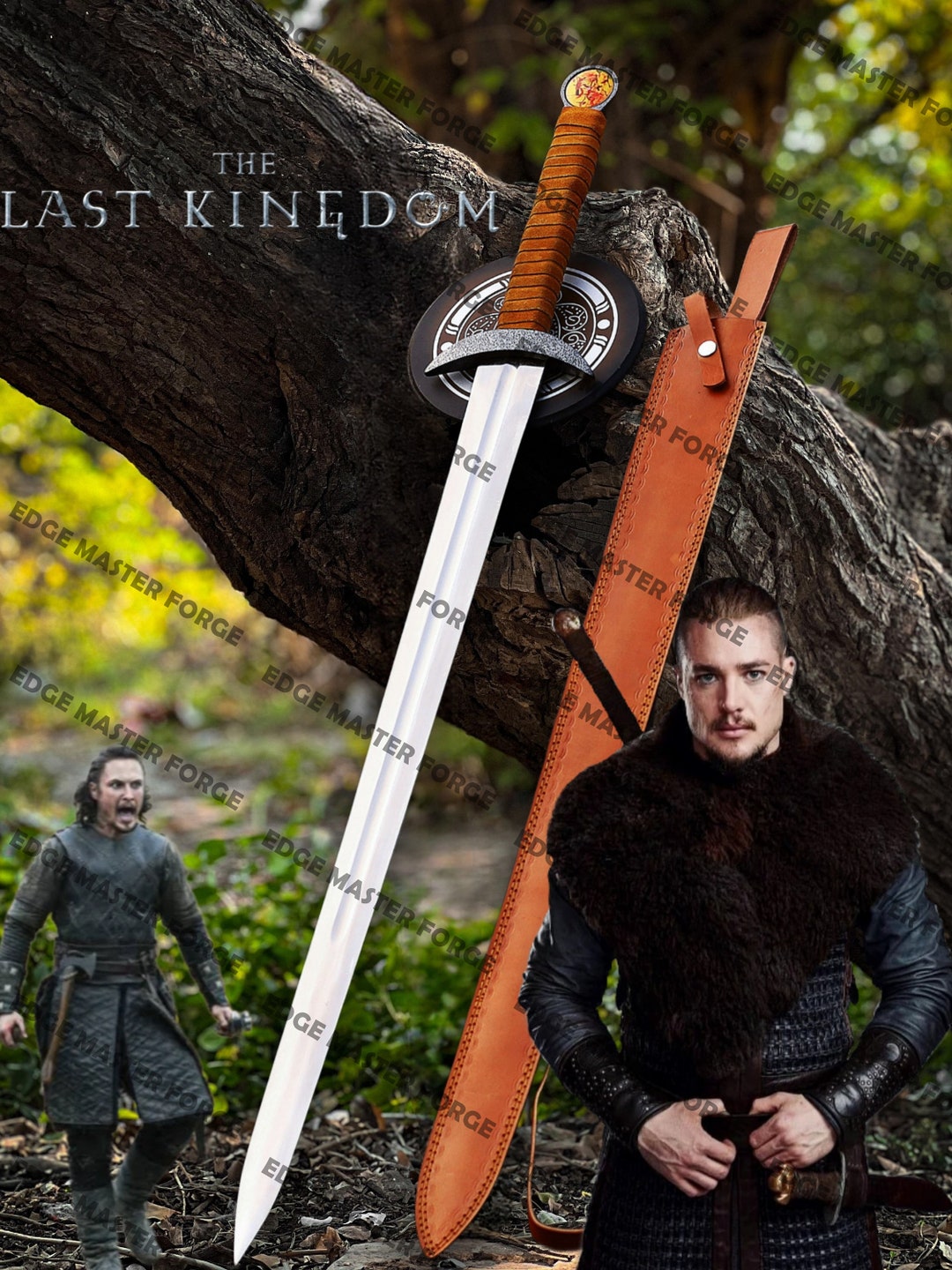 Serpent-breath Sword of Uhtred With Leather Cover the Last - Etsy