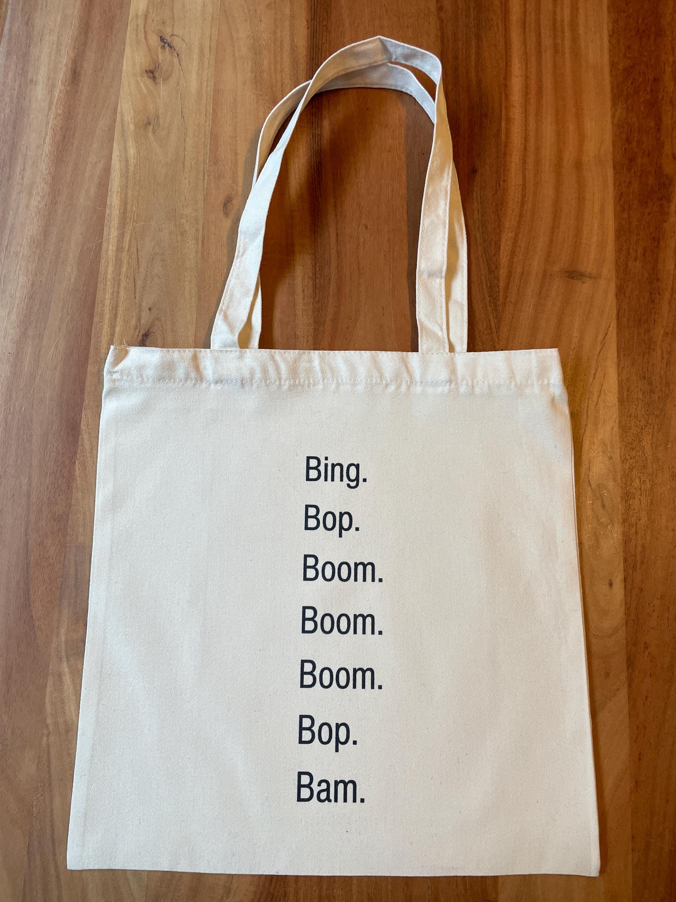 Kendrick Lamar, Bing Bop Boom Boom Boom Bop Bam, Tote Bag, Gift for ...