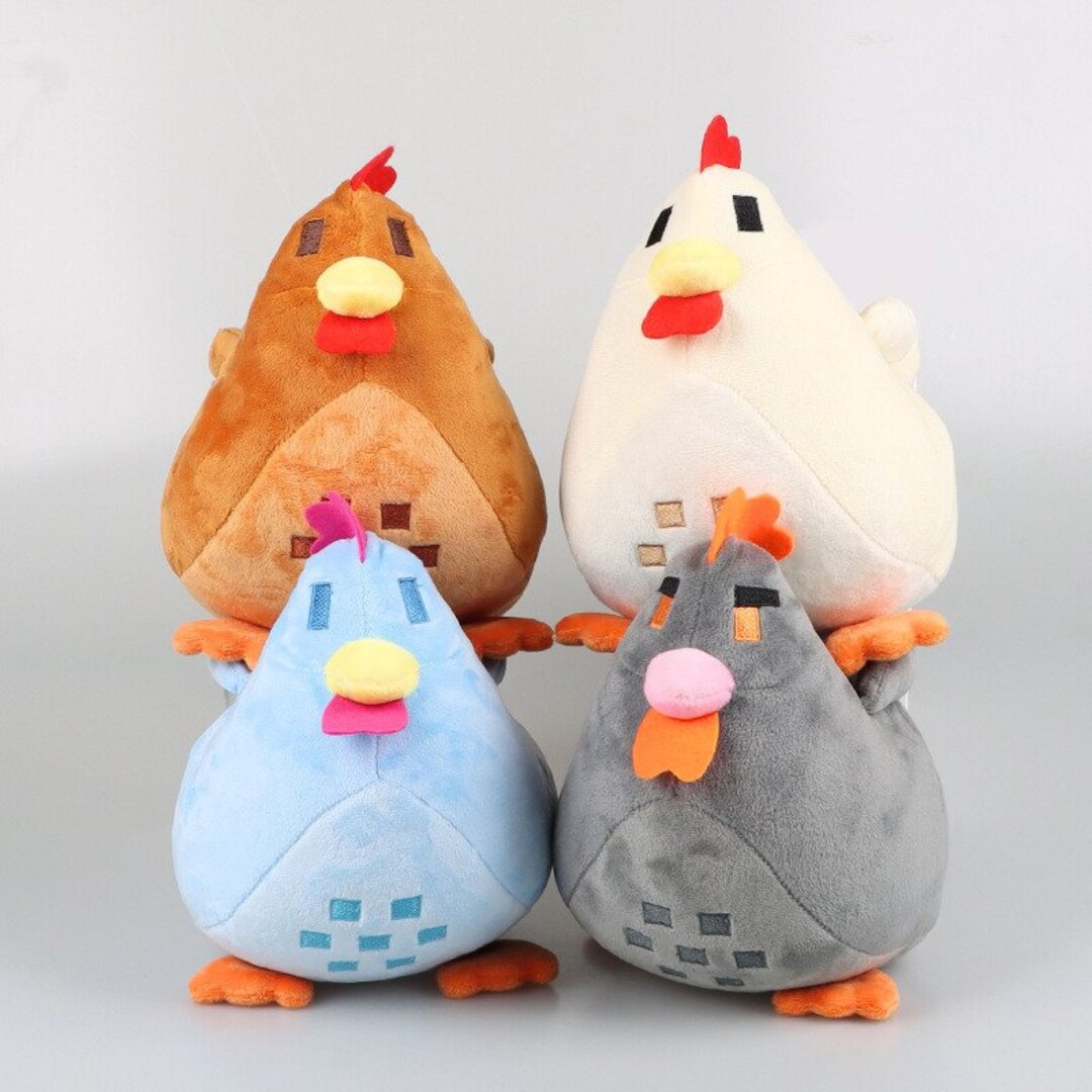 Stardew Valley Plush Stardew Valley Chicken Plush Stuffed - Etsy UK