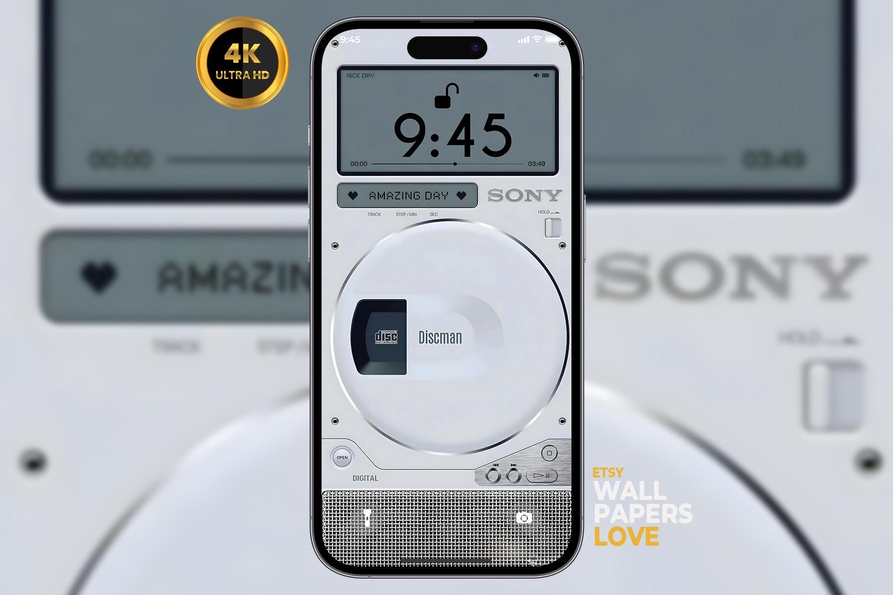 4k Vintage Discman Mobile Wallpapers - Etsy