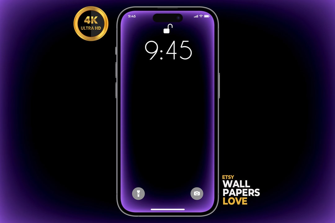 4K iPhone Wallpaper Sky Blue Light Effect High Defination - Etsy