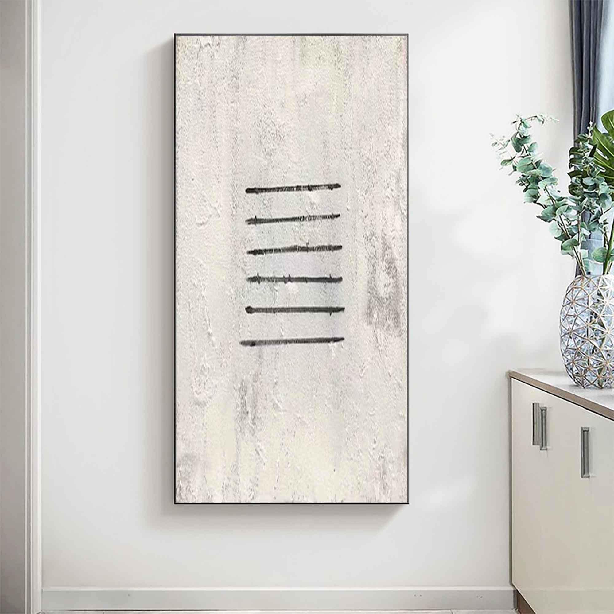 Large Black and White Wall Art Black and White Painting - Etsy