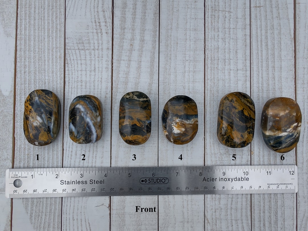 Pietersite Palm Stone - Inner Vision and Grounding - Etsy