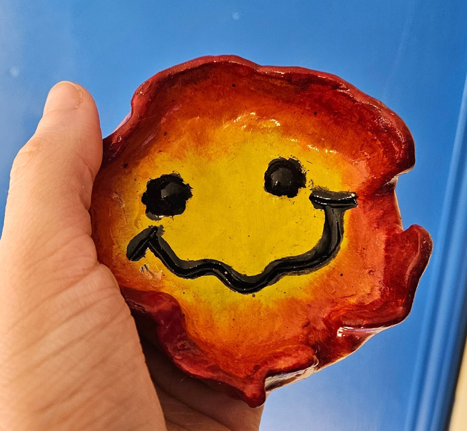 Ashtray Trippy Smiley Faces - Etsy
