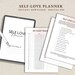 Self-love Planner, Self-care Tracker, Self Care Journal, Self Love ...