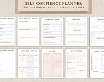 Self-care Planner, Self-love Tracker, Self Care Journal, Self Love ...