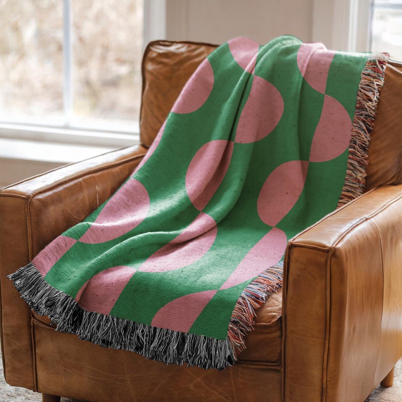 Geometric Blanket - Etsy