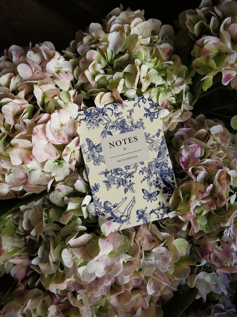 Lined Notebook Toile Daily Planner Notebook Ruled Notebook Planner ...