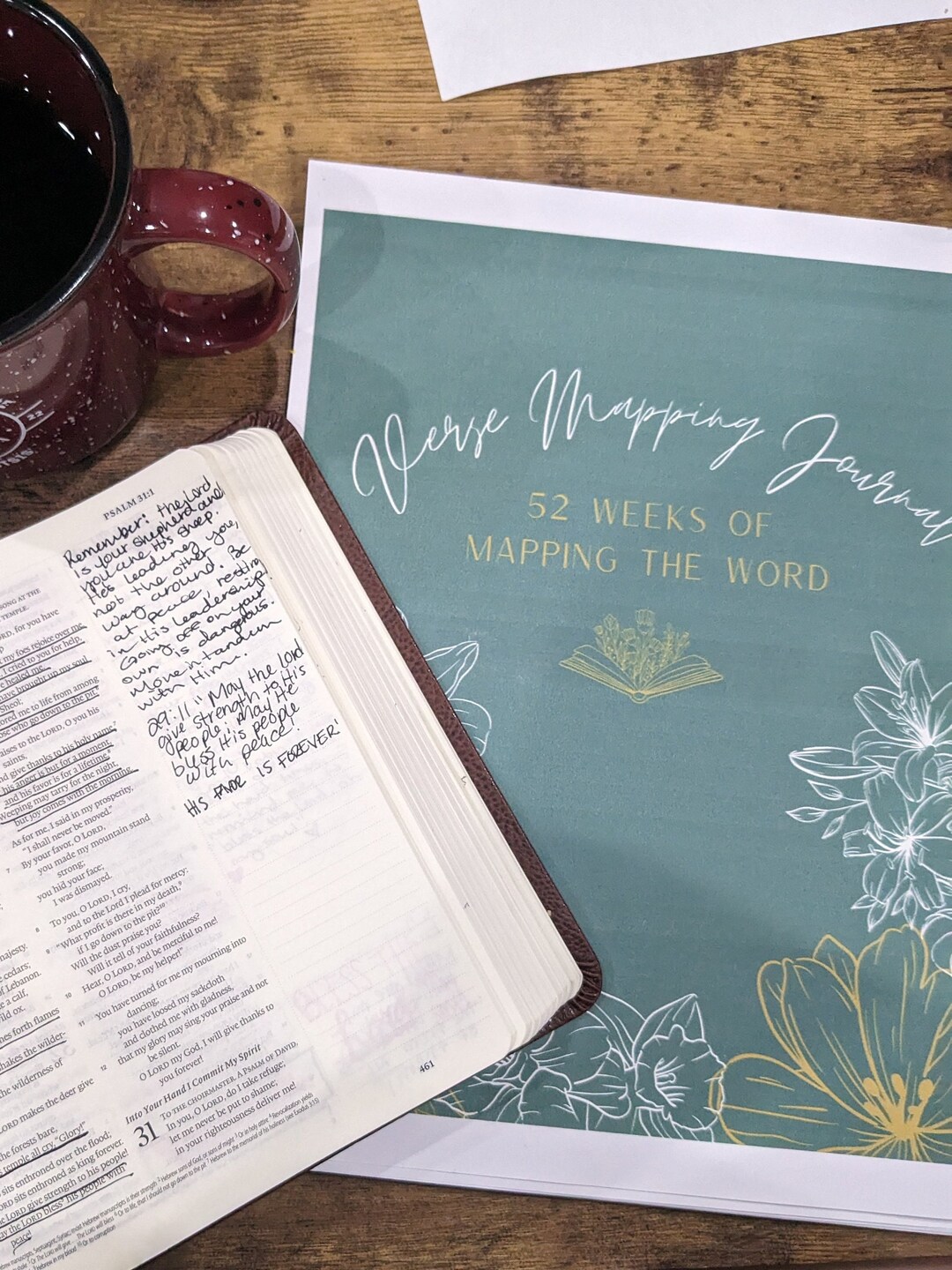 52 Week Verse Mapping Journal - Etsy