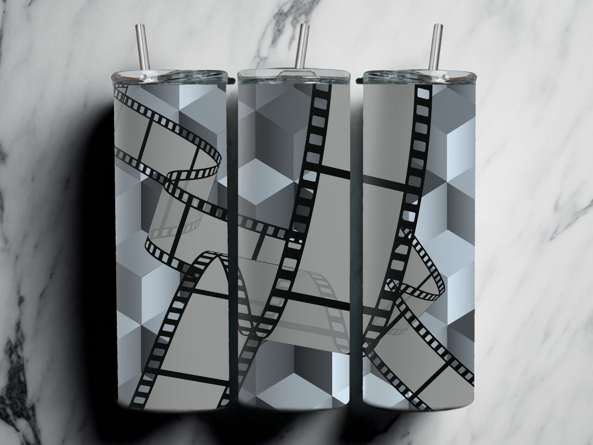 Camera Tumbler Design, Photo Tumbler Design, Personalized Digital Art ...