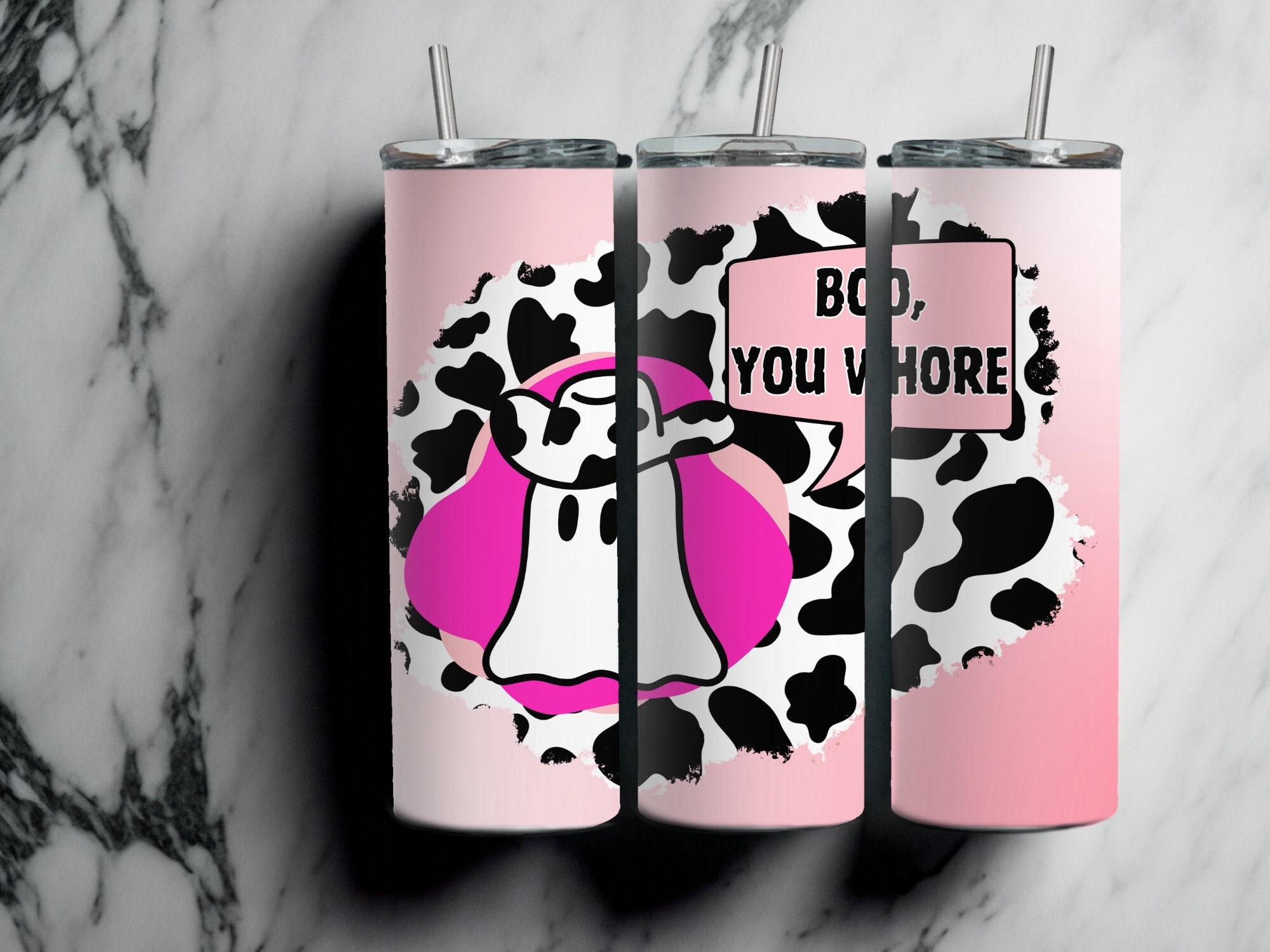 Boo You Whore Digital, Cow Print Boo Design, Ghost Cow Print, Boo You ...