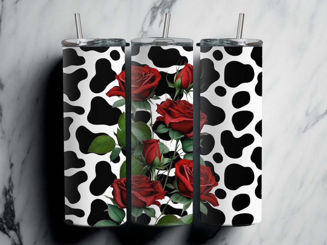 Cow Print, Cow Print Tumbler Wrap, Cow Print 20oz Skinny Tumbler ...