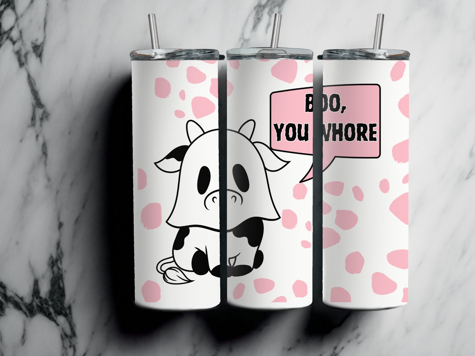 Boo You Whore Digital, Cow Print Boo Design, Ghost Cow Print, Boo You ...