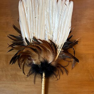 Peacock Feather Fan Smudge Fan Wedding Fan Large Feather Hand Fan - Etsy
