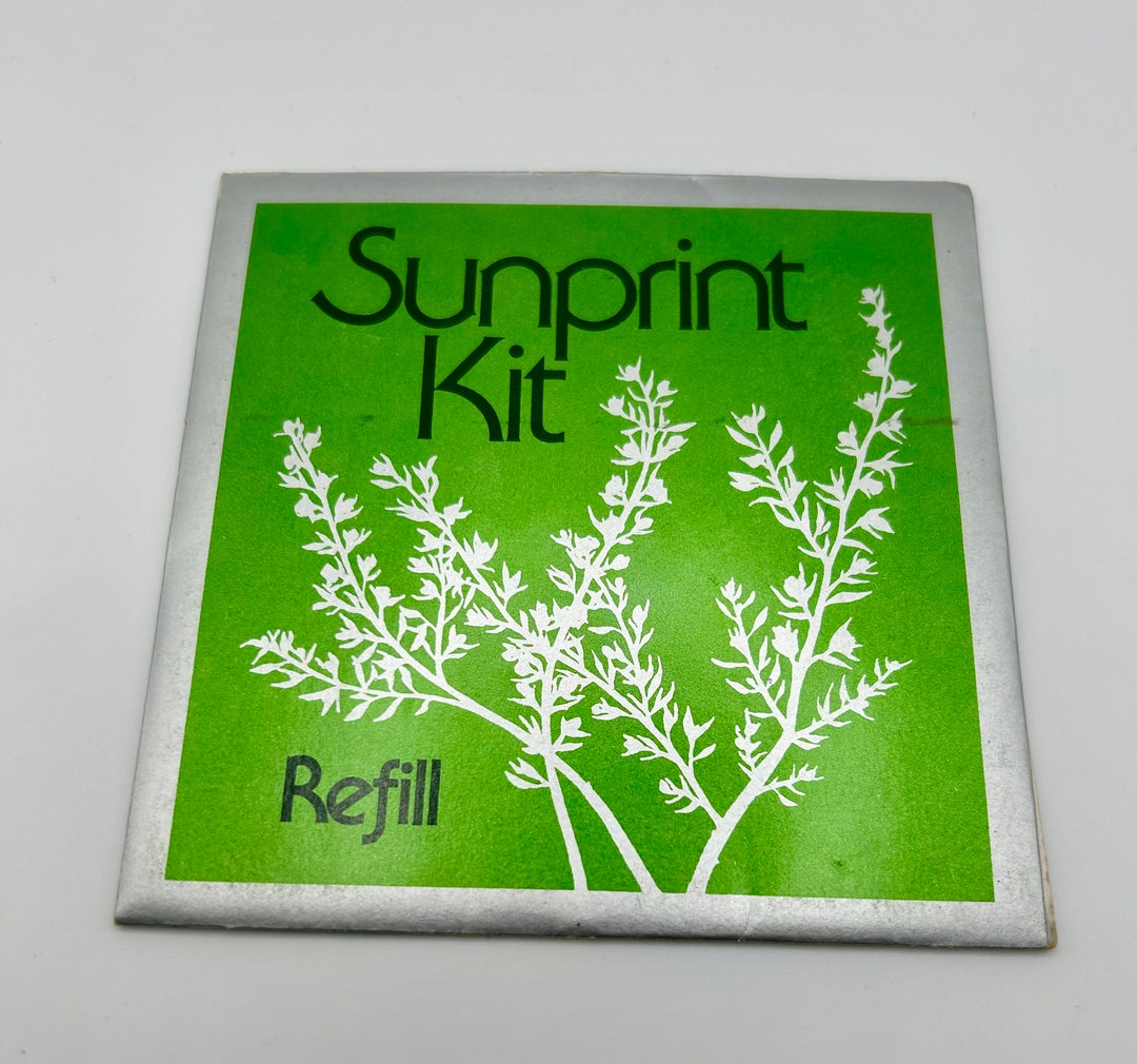 Vintage Sunprint Refill Kit NEW NOS 10x10 Cm - Etsy