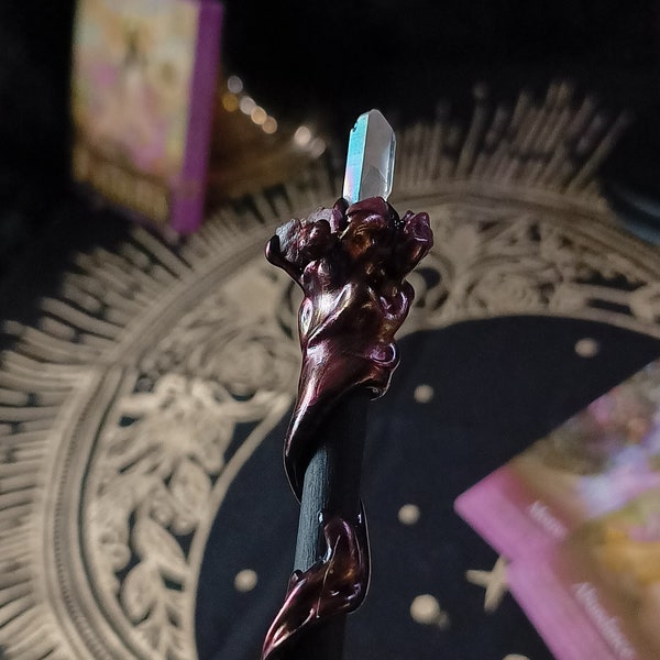 Ruby Aura Quartz - Etsy