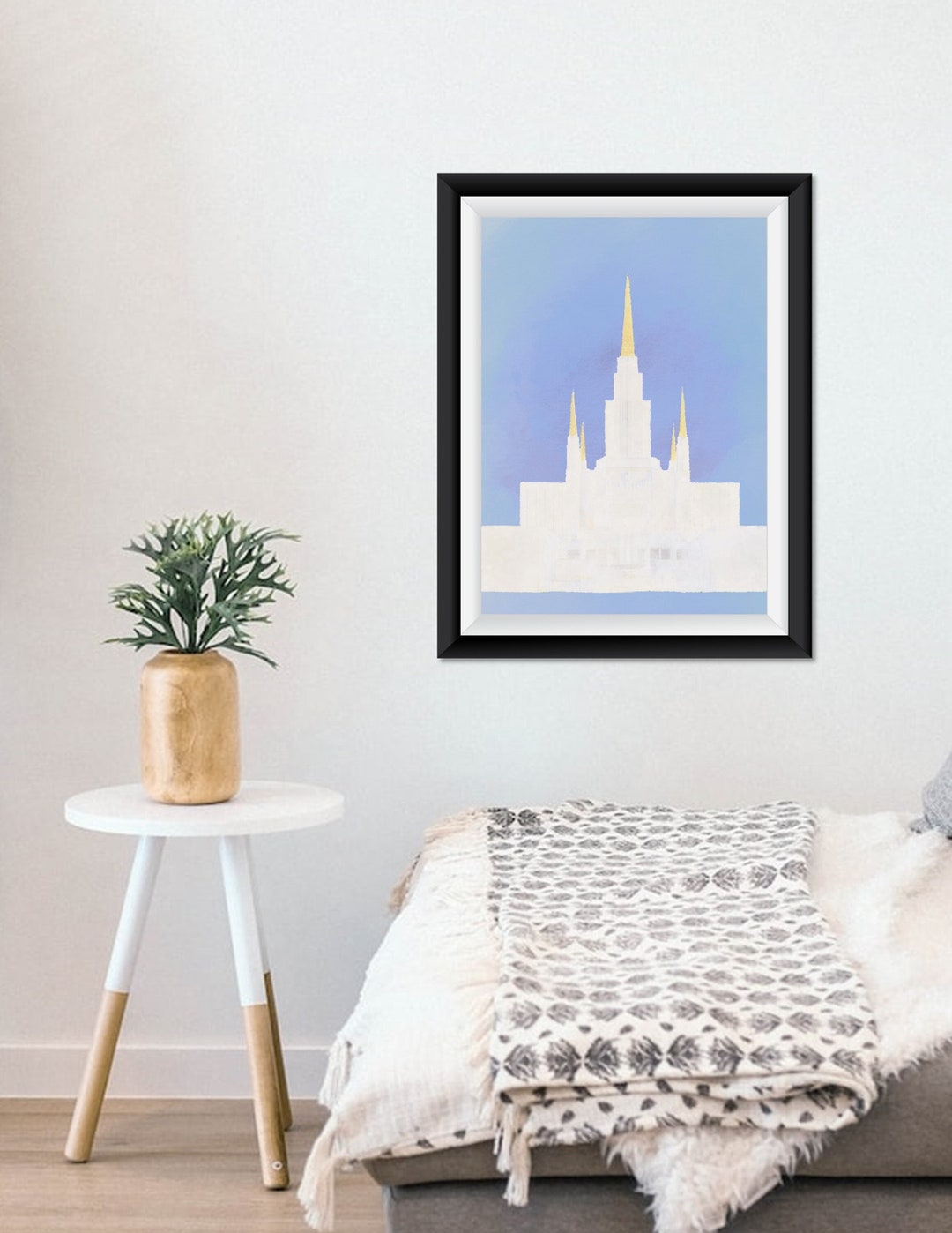 Oakland Temple Picture, LDS Temple Art, Mormon Temple, Digital ...
