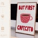 But First Cafecito Pink Aesthetic Print Minimalist Spanish - Etsy