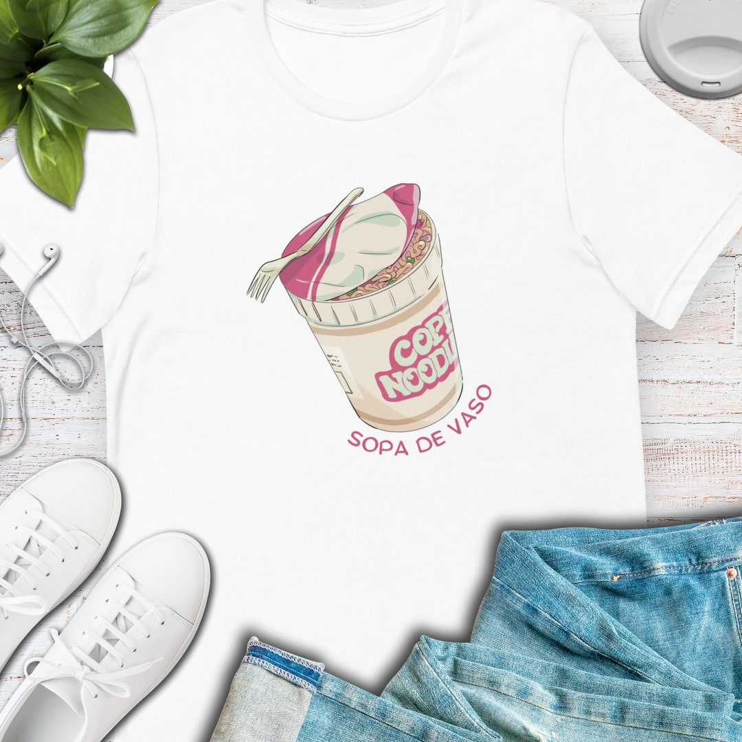 Sopa De Vaso Unisex T-shirt Pink Font Funny Mexican Shirt Hispanic ...