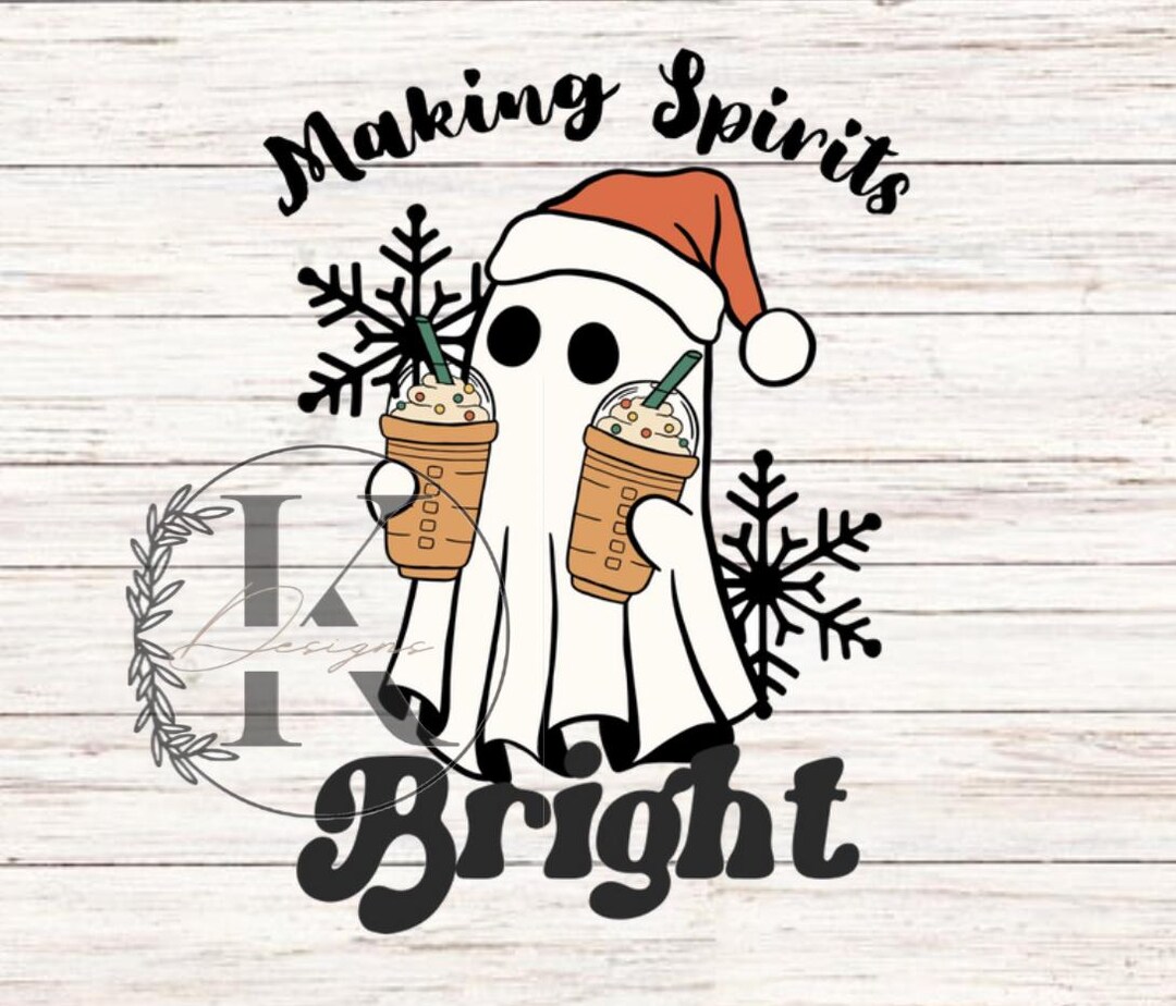 Сute Ghost PNG, Christmas Ghost Svg, Christmas Gift, Christmas Ghost ...