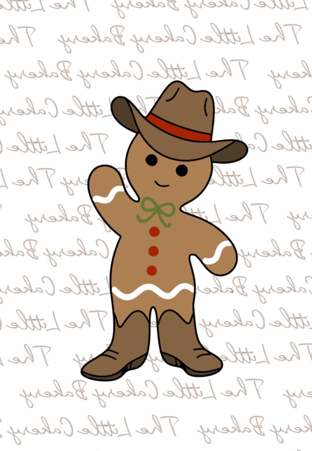 STL Gingerbread Cowboy Cookie Cutter Digital Download for 3D Printing ...