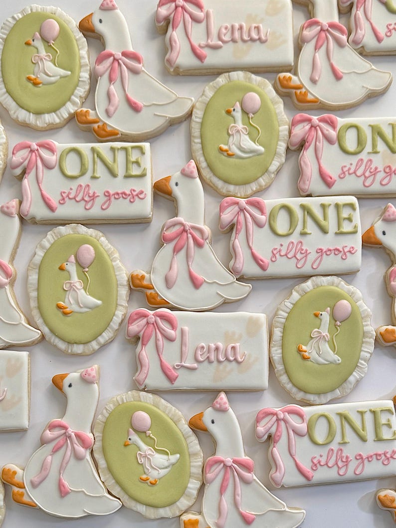 Silly Goose Cookie Cutter Set: 3 Embossed Label STL (digital Download ...