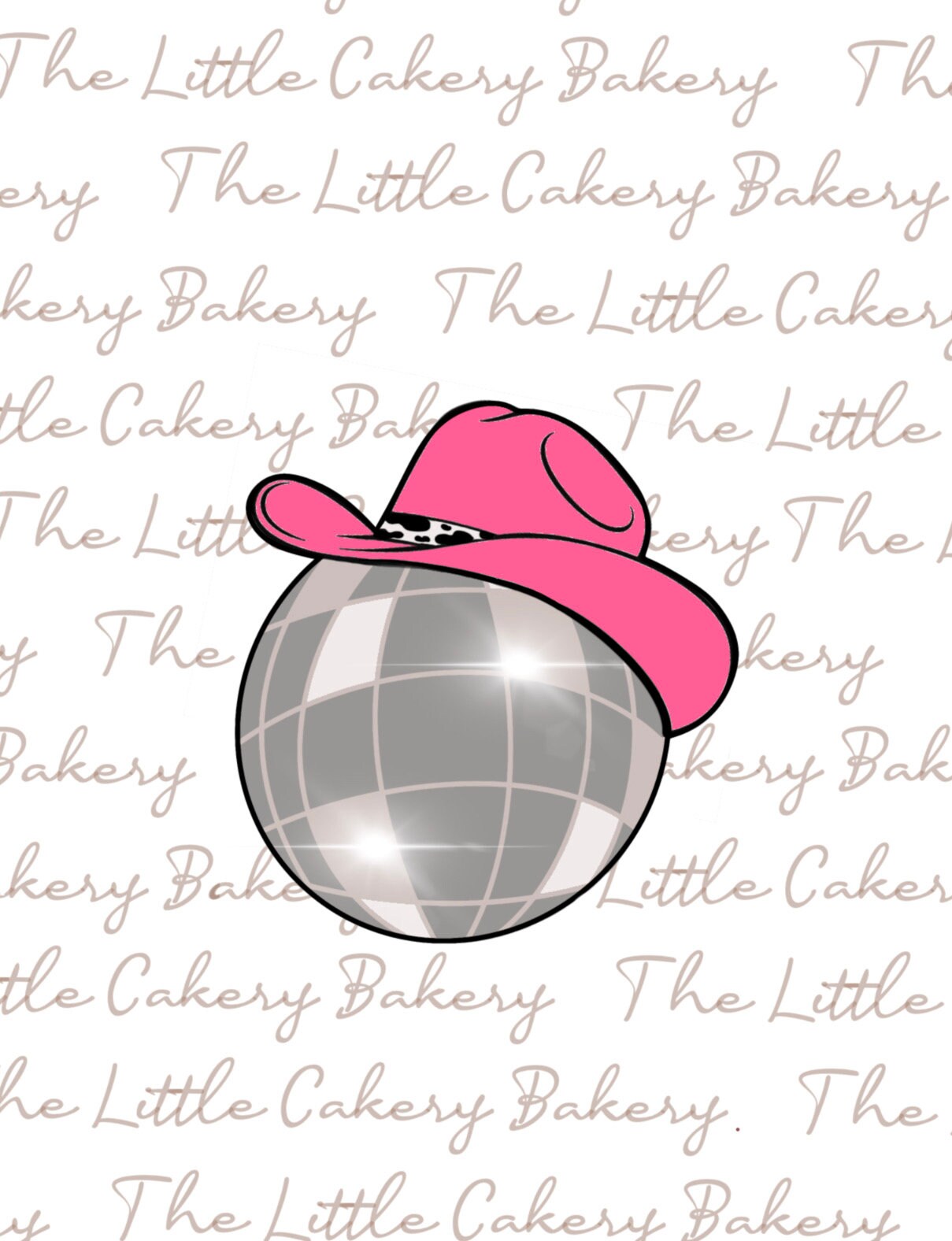 Disco Cowgirl Cookie Cutter Set, Lets Go Girls, Disco Ball With Cowboy ...