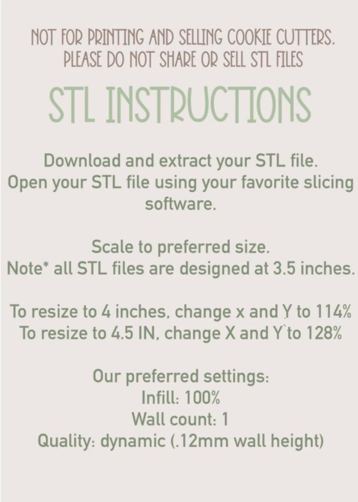 Silly Goose Cookie Cutter Set: 3 Embossed Label STL (digital Download ...