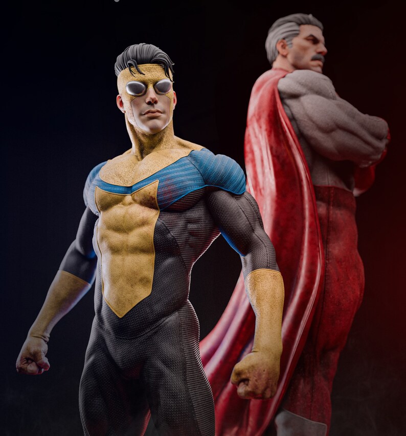 Omniman E Invincible Diorama Bust Stl - Etsy