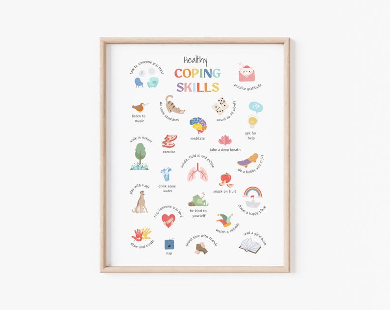Coping Skills Poster, Calming Strategies, Calm Down Corner, Self ...