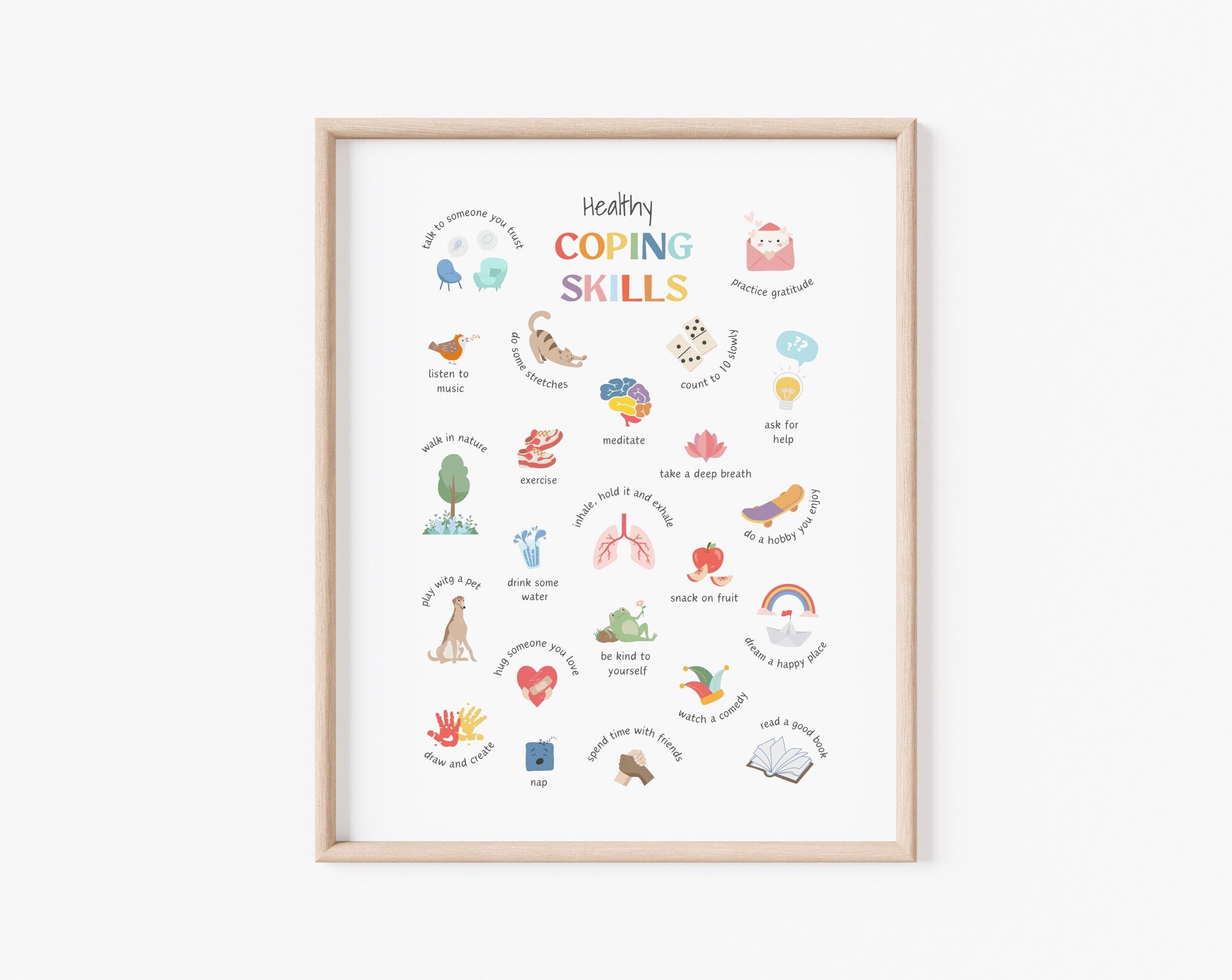 Coping Skills Poster, Calming Strategies, Calm Down Corner, Self ...
