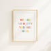 We Are so Happy You Are Here Poster, Classroom Wall Art, Homeschool ...