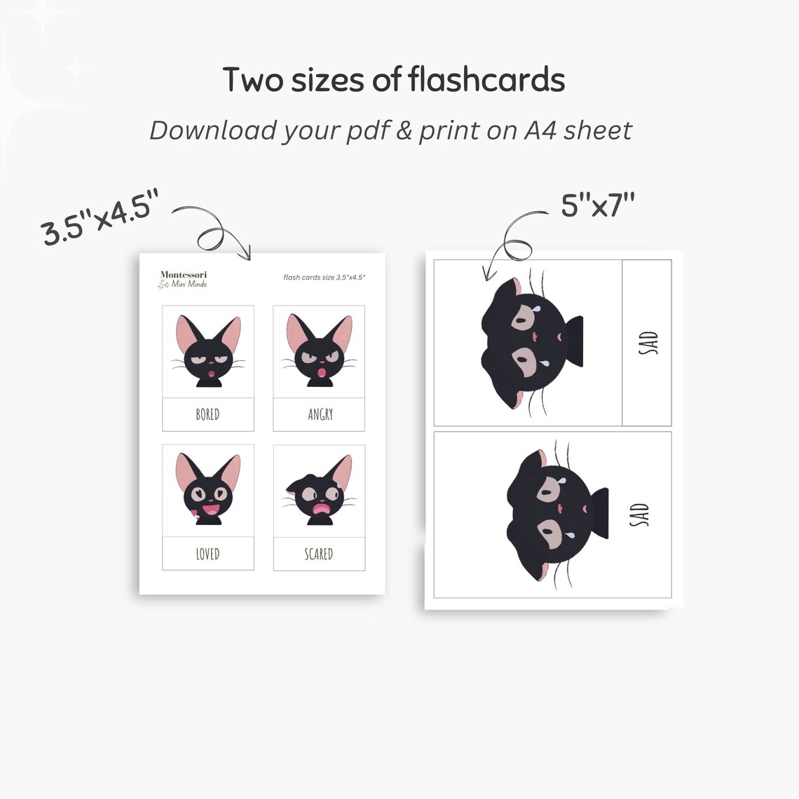 Feelings Flash Cards, Emotions Chart, Feelings Flash Cards Nomenclature ...