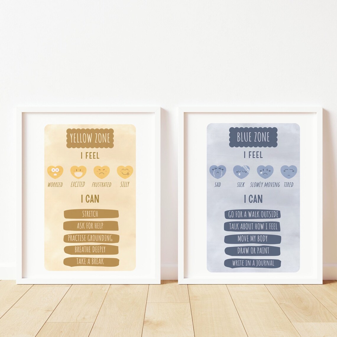 Zones of Regulation Poster, Classroom Decor, Feelings Chart, Classroom ...