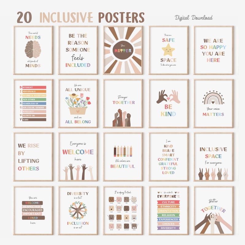 Inclusive Classroom Decor - Etsy