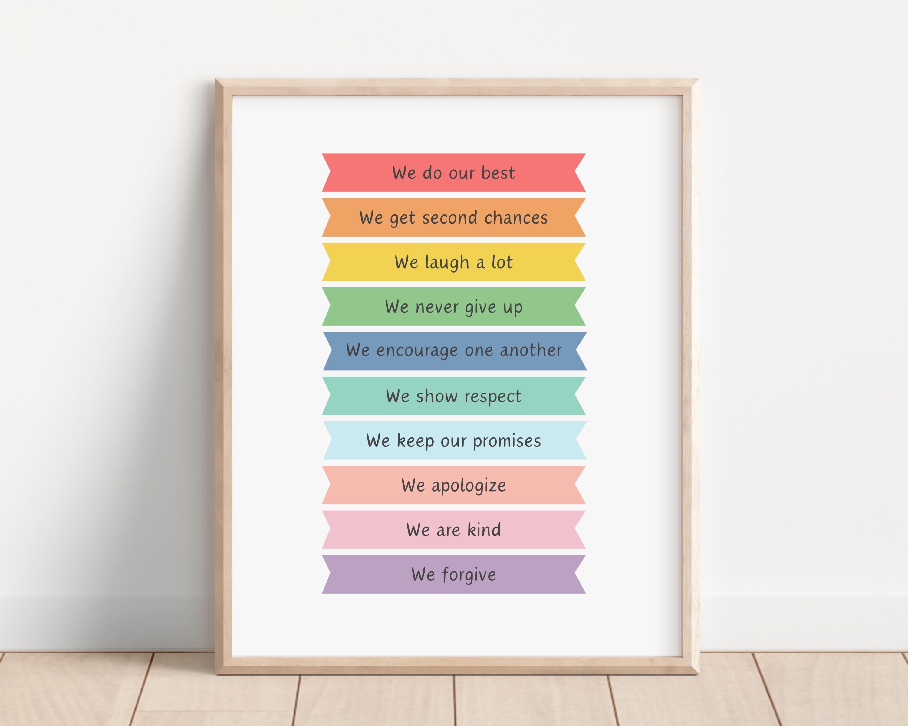 In Our Class We Are Family Poster, Classroom Bundle, Teacher Bulletin ...