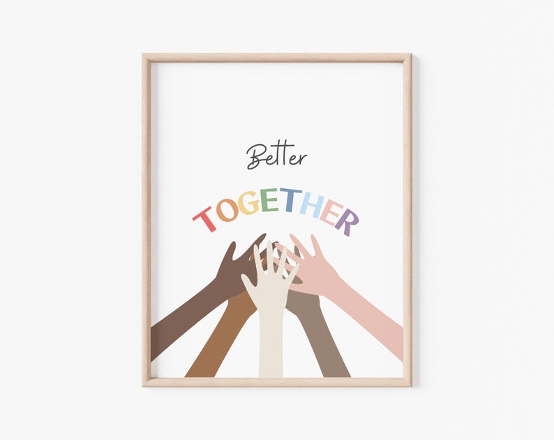 6 Inclusive Posters, Inclusive Classroom Decor, Diversity Equality Safe ...
