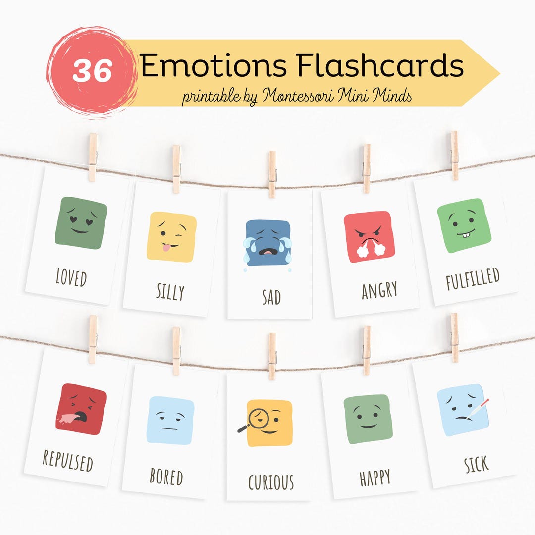 Self-regulation Flashcards, Feelings Flash Cards for Kids, Zones of ...