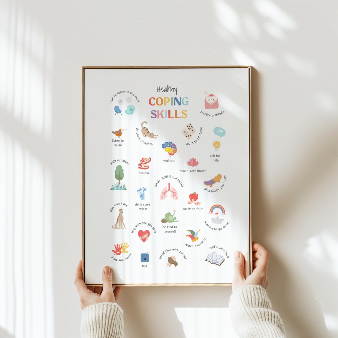 Coping Skills Poster, Calming Strategies, Calm Down Corner, Self ...