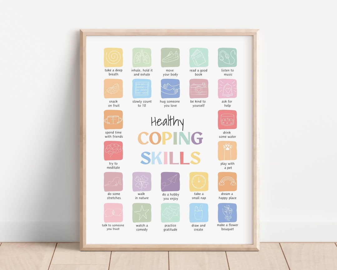 Coping Skills Poster, Calming Strategies, Calming Down Corner, Self ...