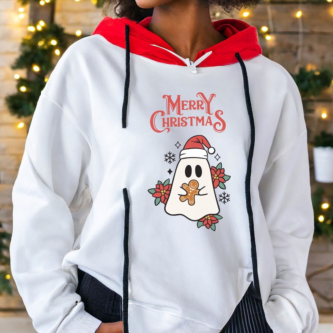 Merry Christmas Ghost PNG Shirt Funny Christmas Prints Halloween ...