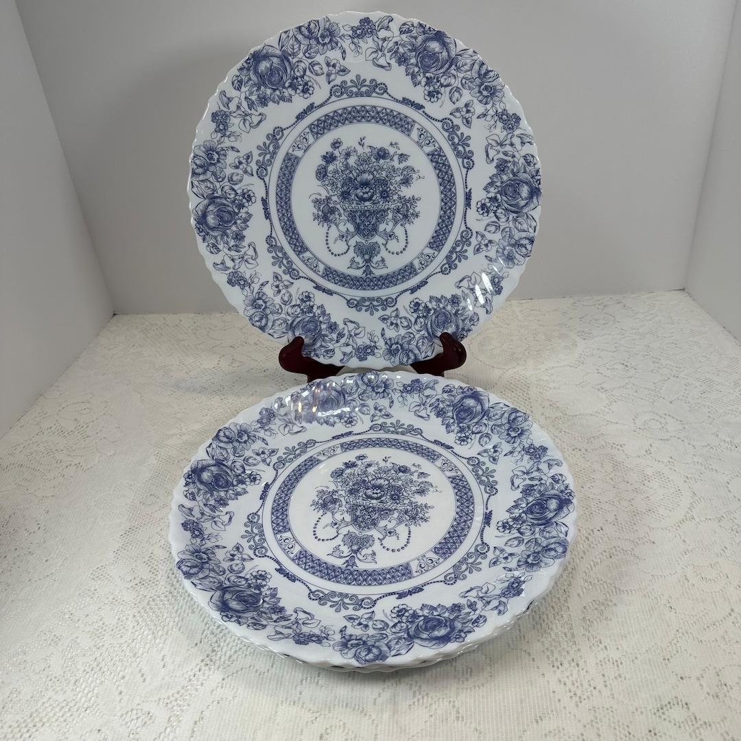 VTG Honorine by Arcopal Dinner Plates Set of 4 Fantastic Conditions ...