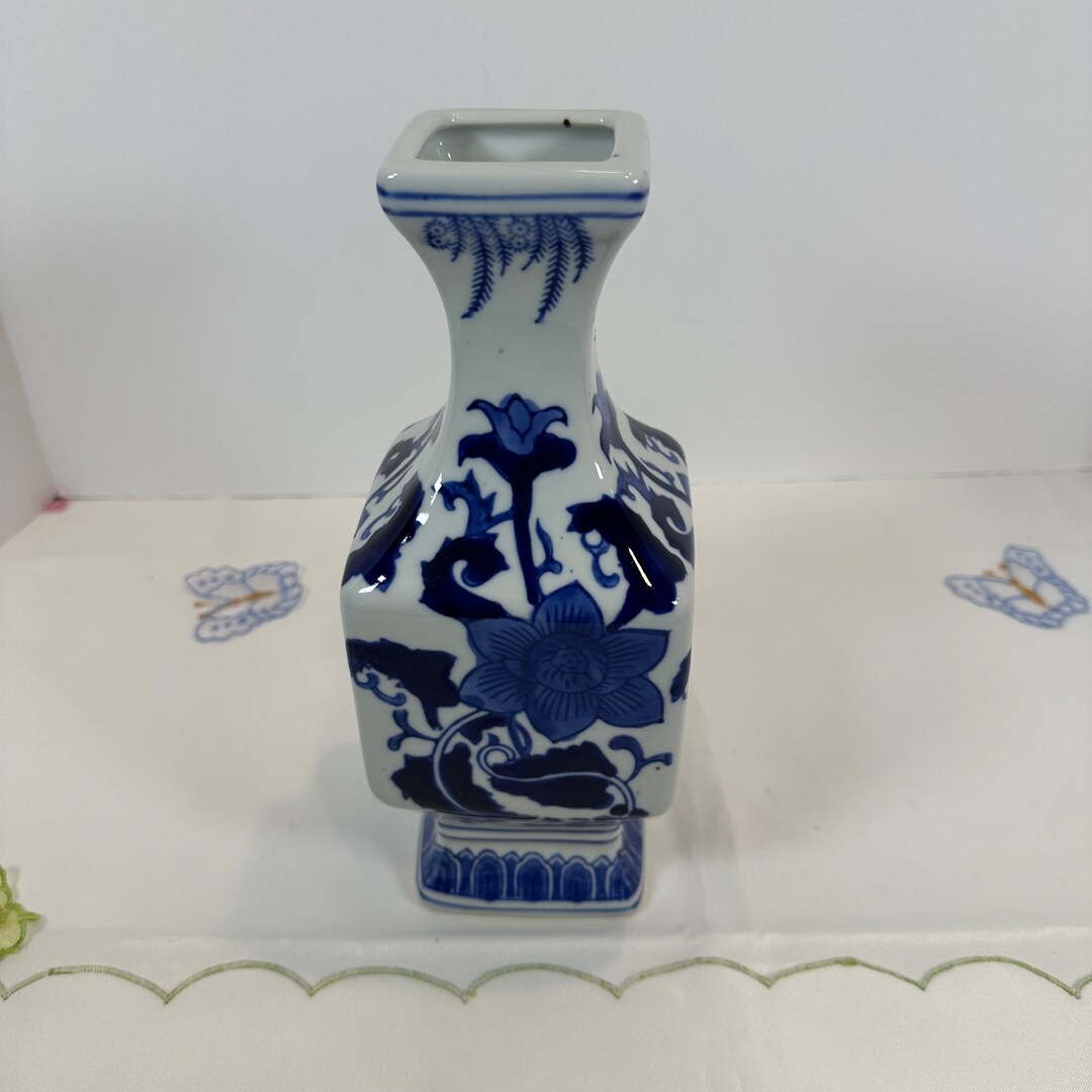 Vintage, the Lynton, Blue and White Chinese/asian Porcelain 10"-inch ...