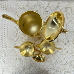 Vintage Gold Plated, Tea Set, Hong Kong Co., 3-piece, Tea & Coffee Set ...